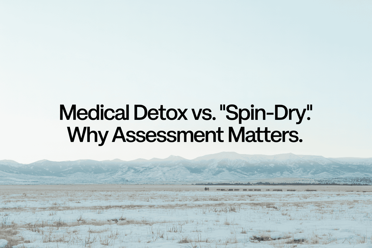 Medical Detox vs. Spin-Dry Detox | Why Assessment Matters - Valiant ...